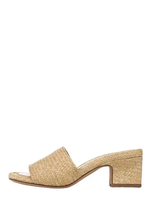 Vince Ariana Raffia Heeled Sandal - Natural