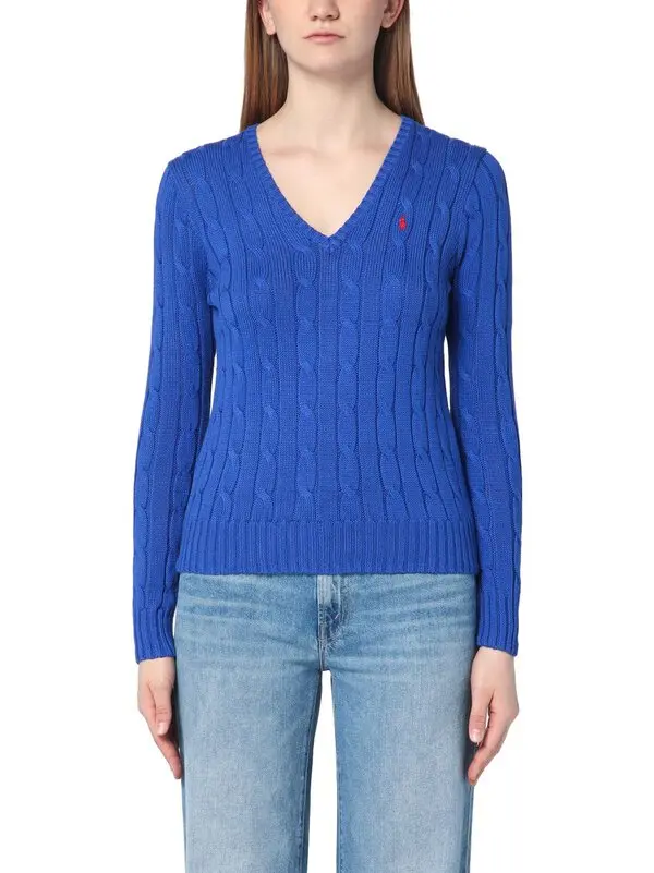 Polo Ralph Lauren Cable Knit Jumper - Blue