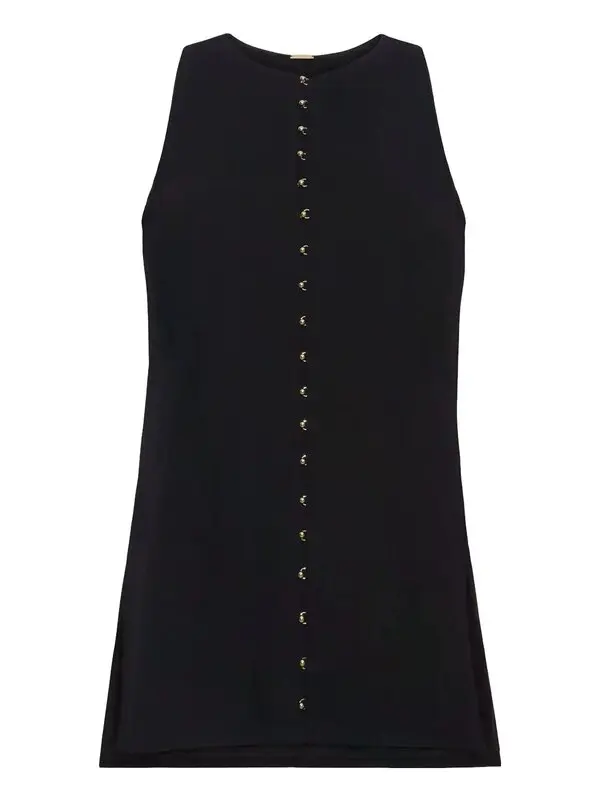 Adam Lippes Nazra Wool Top - Black