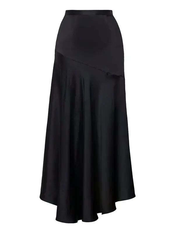 Adam Lippes Tess Midi Skirt - Black