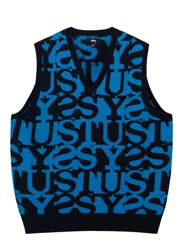 StÜssy Stacked Sweater Vest - Multicolor