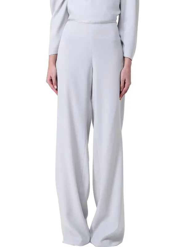Emporio Armani Wide Leg Trousers - Grey