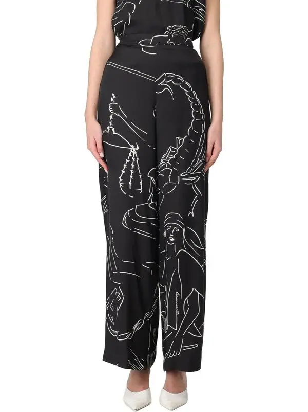 Liviana Conti Printed Pants - Multicolor