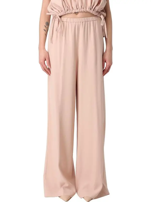 Liviana Conti Wide Leg Trousers - Pink