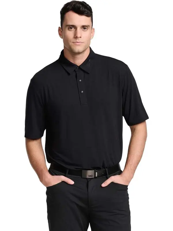 PXG Comfort Fit Tour Modal Polo - Black