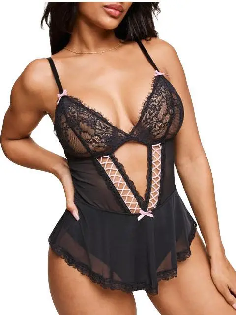 ADORE ME Eleanor Bodysuit - Black