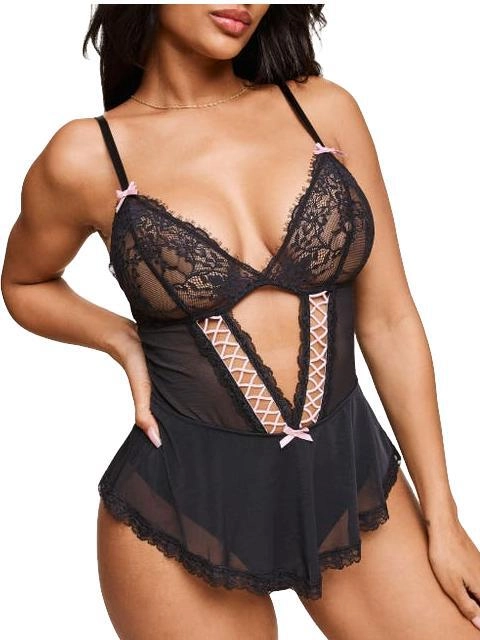 ADORE ME Eleanor Bodysuit - Black