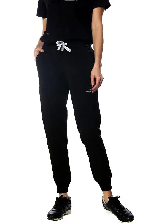 MEMBERS ONLY Valencia Jogger Scrub Pants - Black