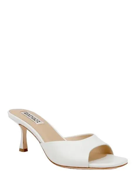 Badgley Mischka Draya Sandal - White Leather