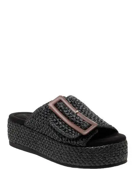 KELSI DAGGER BROOKLYN Dover Platform Sandal - Black