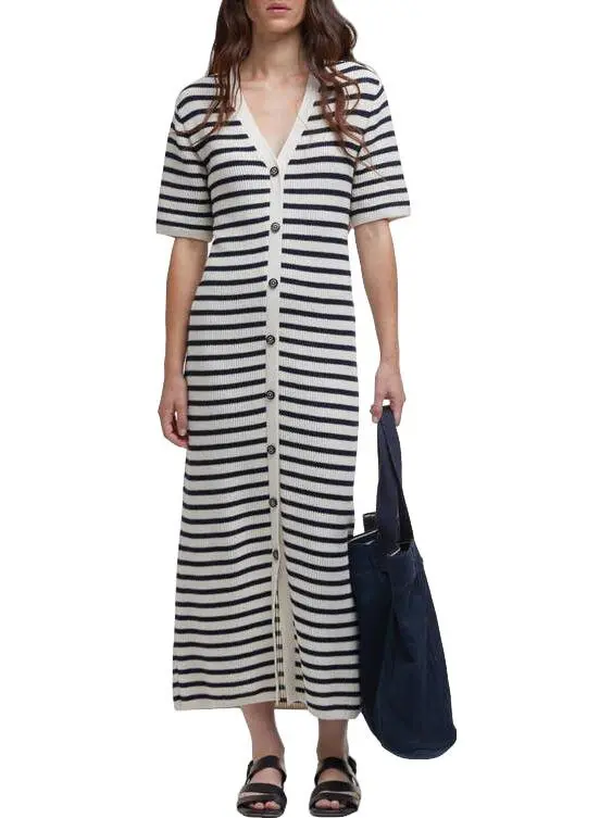 Barbour Isla Breton Stripe Cotton Maxi Dress - Multi Stripe