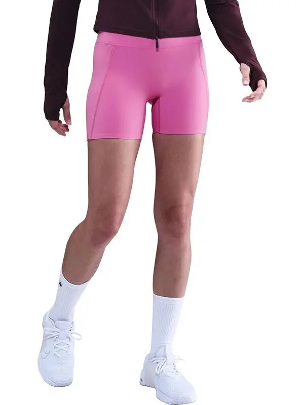Nike Universa -support High-waisted 5-inch Pocket Biker Shorts - Playful Pink/cosmic Fuchsia