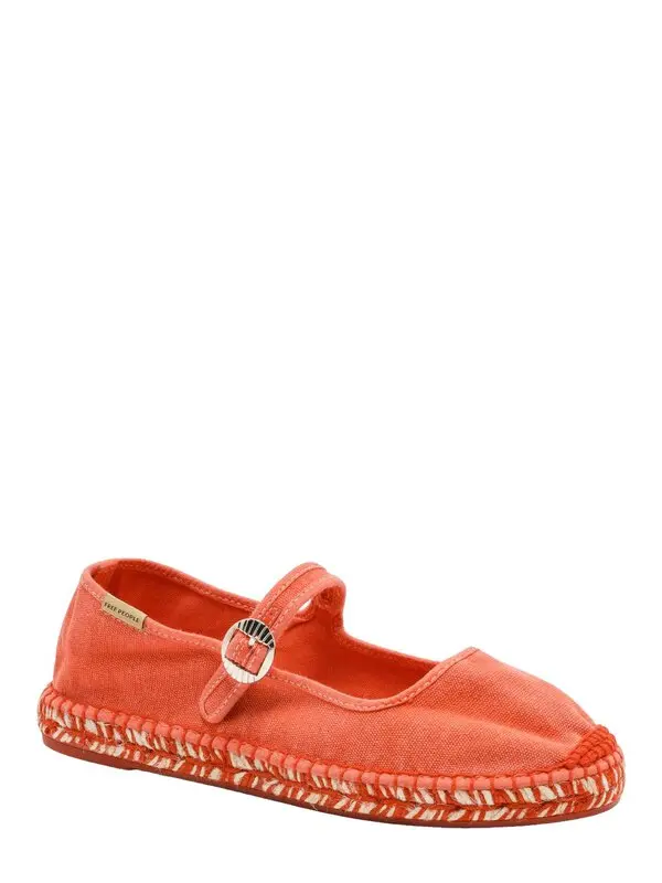 Free People Oasis Mary Jane Espadrille - Washed Salsa