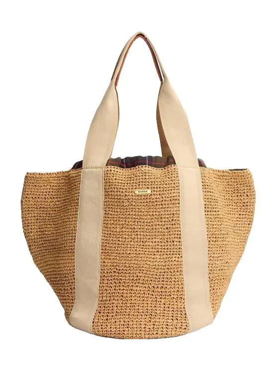 Barbour Lily Beach Raffia Tote - Natural