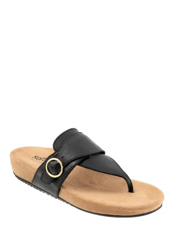 Softwalk Belize 2.0 T-strap Sandal - Black