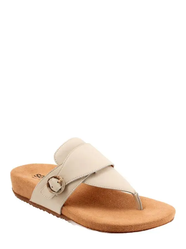 Softwalk Belize T-strap Sandal - Ivory