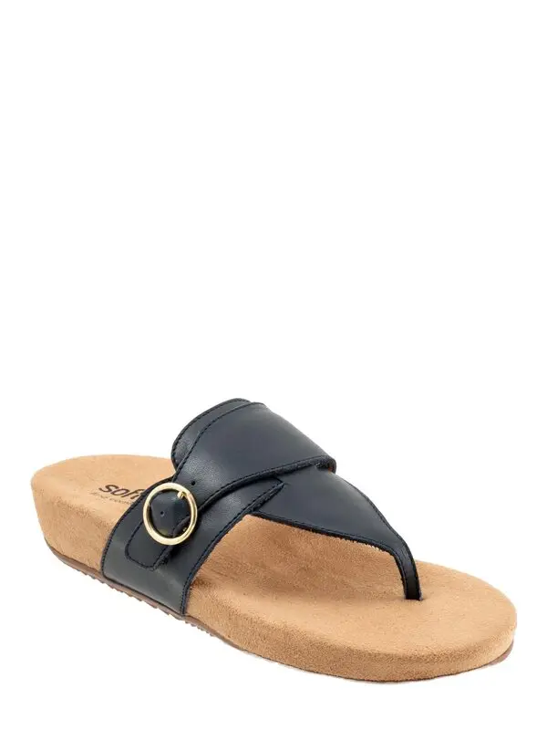 Softwalk Belize 2.0 T-strap Sandal - Navy