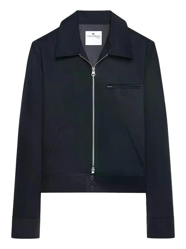 COURREGES Zip-up Jacket - Blue