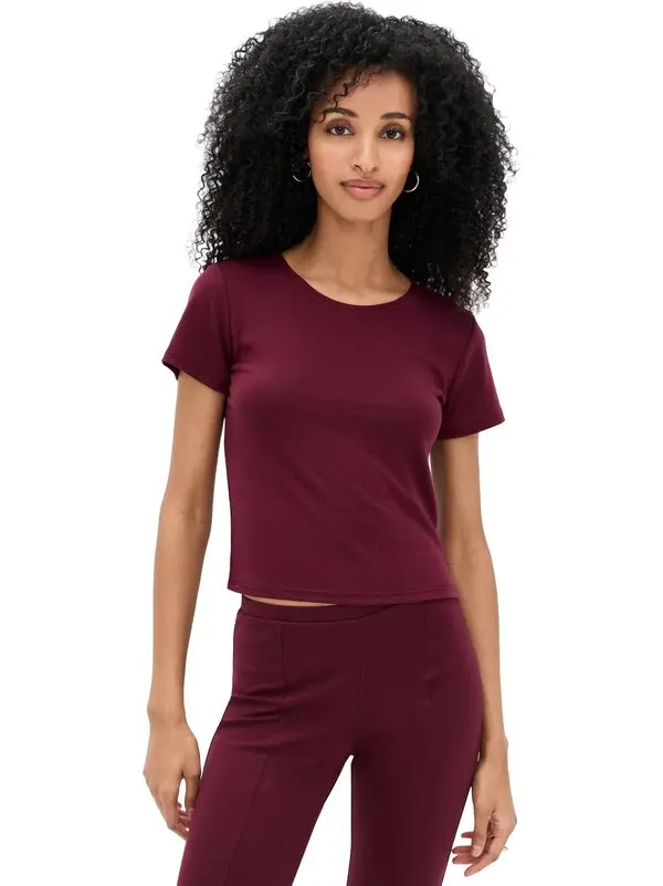 LE BOP Eloise Tee - Burgundy