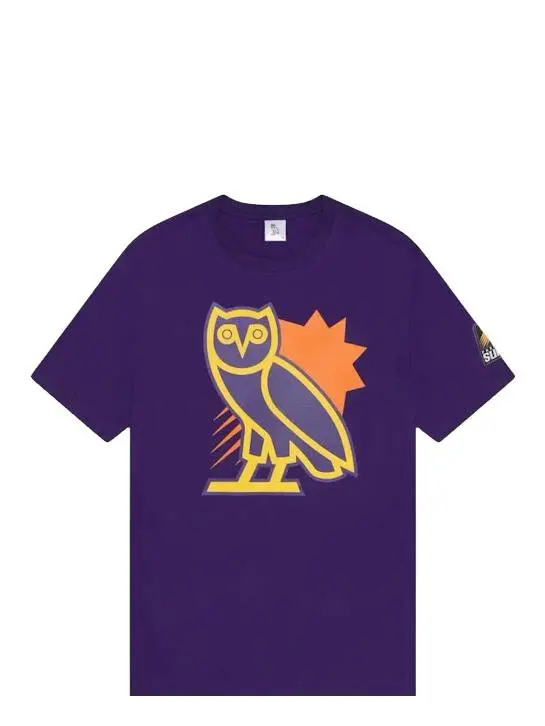 OVO X Nba Phoenix Suns Og Owl T-shirt - Purple