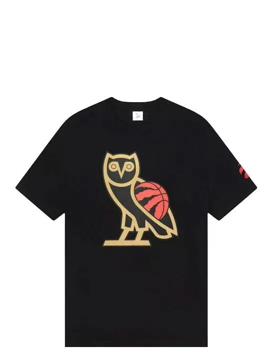 OVO X Nba Toronto Raptors Og Owl T-shirt - Black