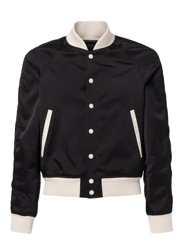 TOM FORD Satin Blouson - Black