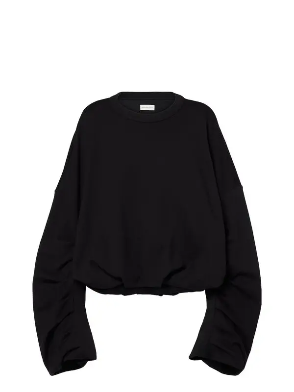 Dries Van Noten Cotton Sweatshirt - Black