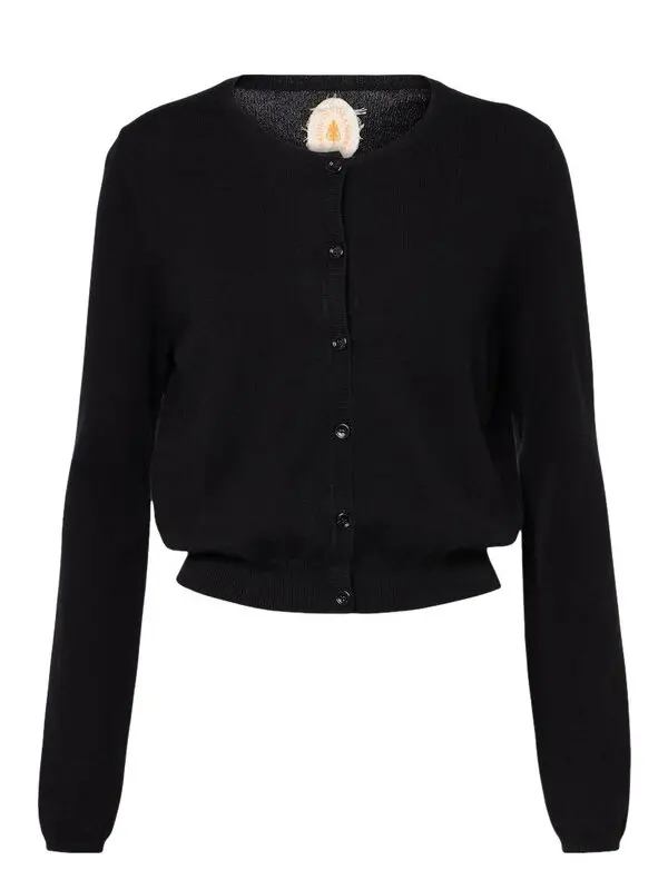 Jardin Des Orangers Cotton And Cashmere Cardigan - Black