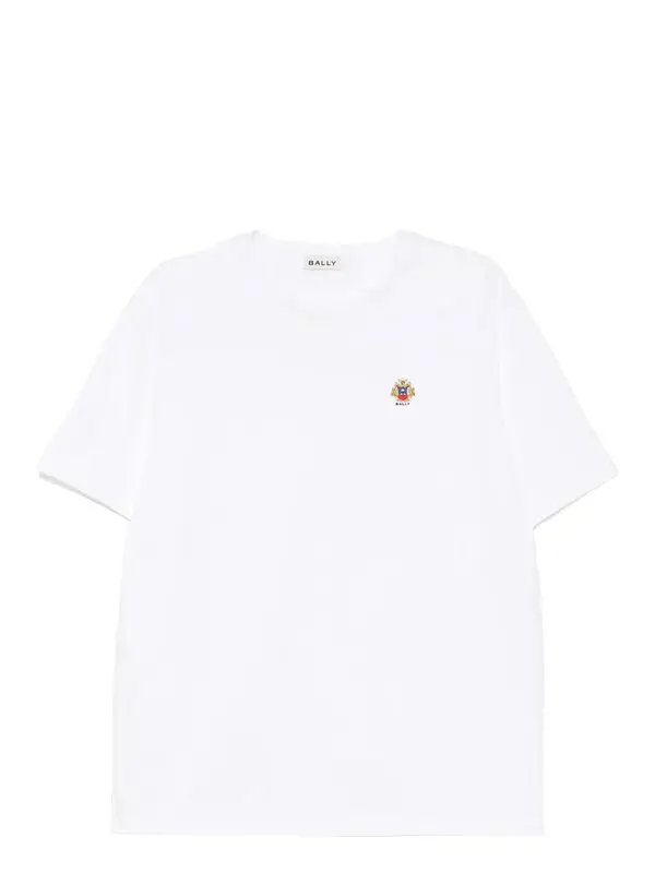 Bally Logo-embroidered T-shirt - White
