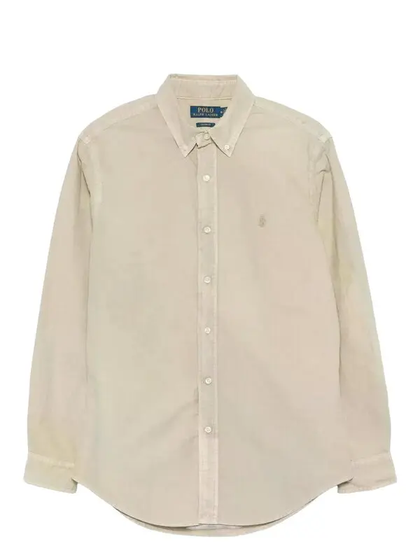 Polo Ralph Lauren Embroidered-logo Shirt - Neutrals