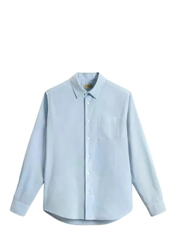 Woolrich Poplin Shirt - Blue