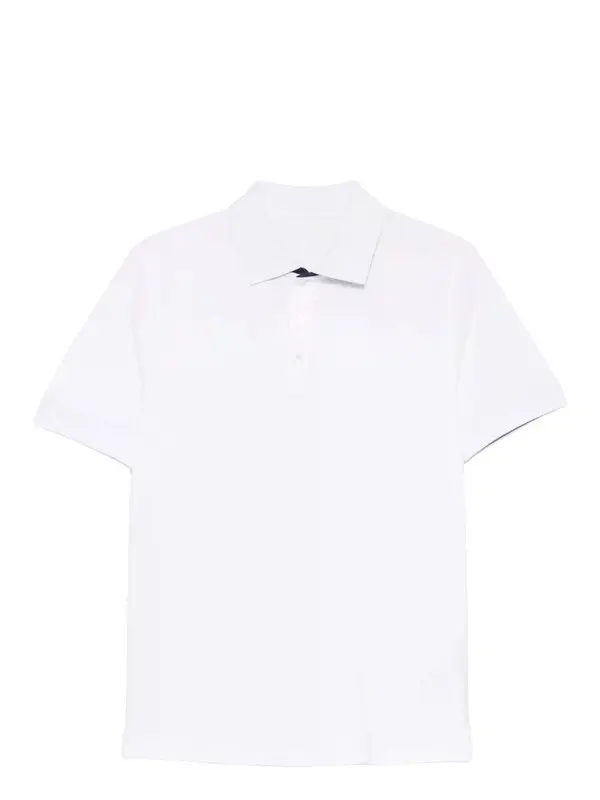 FAY Piqué Polo Shirt - White