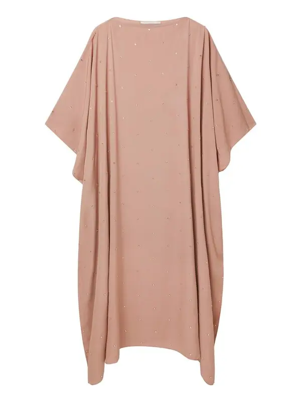 Stella McCartney Lead-free Crystal Caftan - Dusty Rose Pink