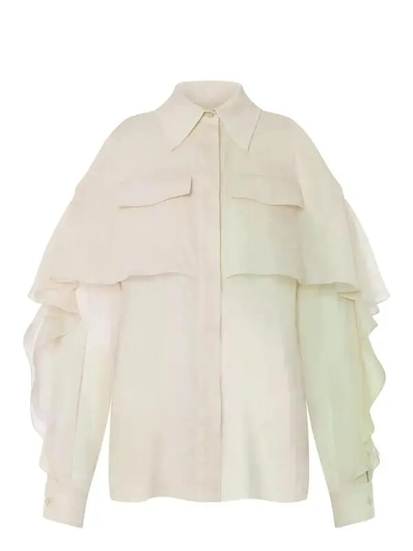 Alberta Ferretti Cotton Blouse - Neutrals