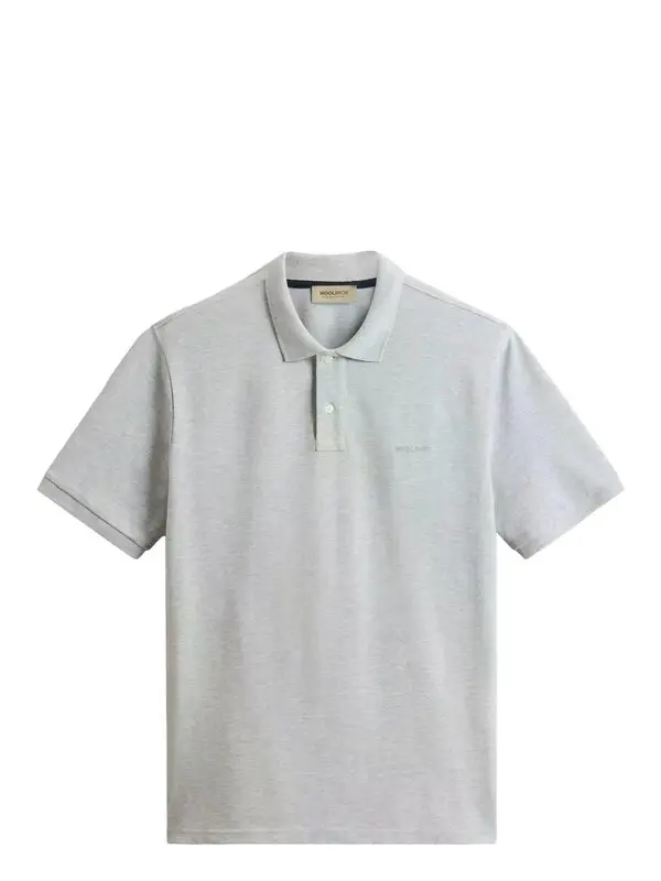 Woolrich Cotton Piqué Polo Shirt - Grey