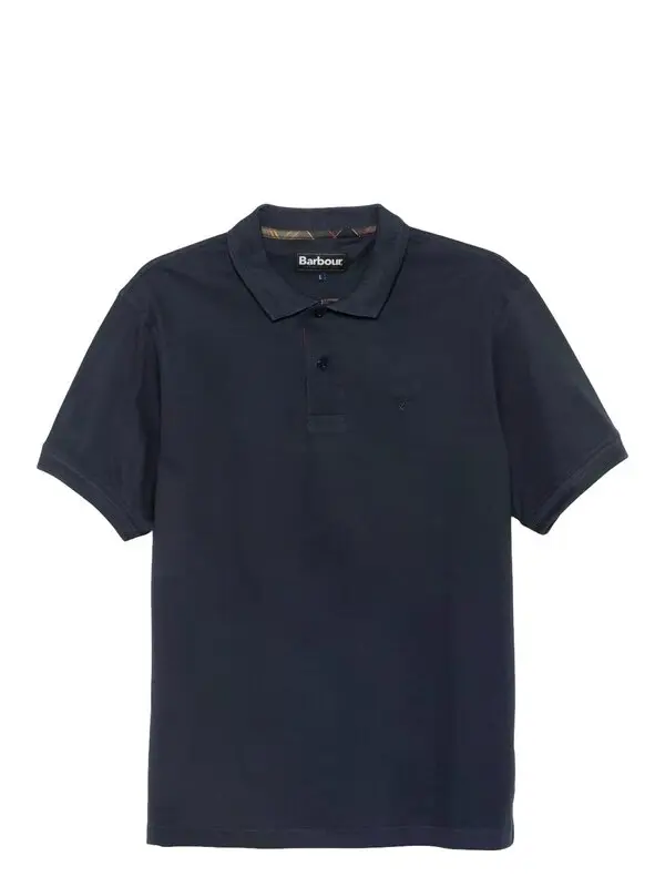 Barbour Tartan Piqué Polo Shirt - Blue