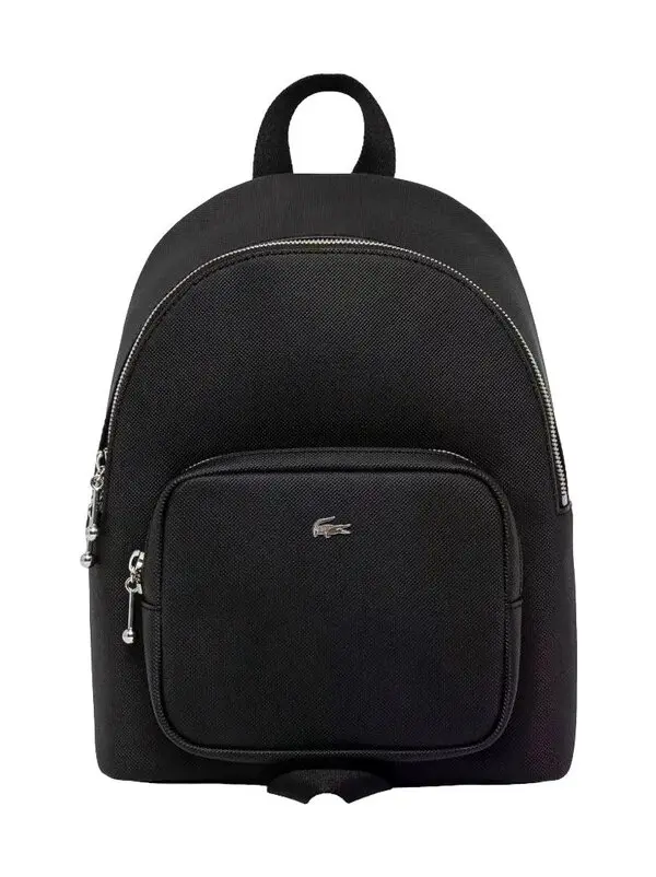 Lacoste Logo-patch Backpack - Black