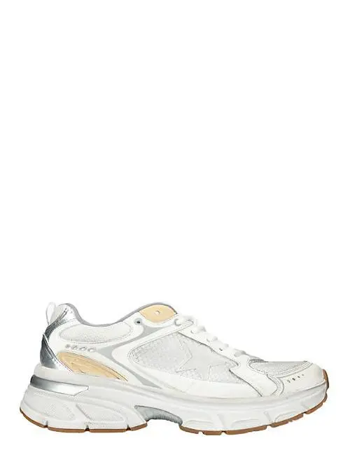 Golden Goose Lightstar Leather And Mesh Low-top Trainers - White/oth