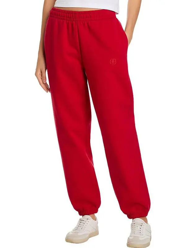 ANINE BING Karter Sweatpants - Washed Red