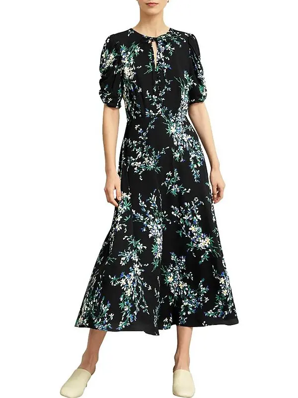 HOBBS LONDON Limited Blenheim Printed Dress - Black Multi