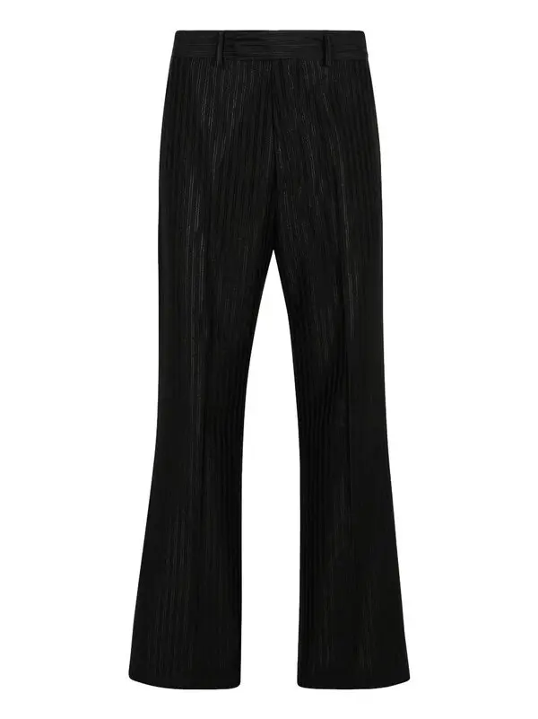 Amiri Viscose Blend Trousers - Black