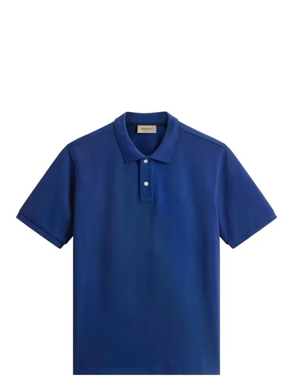 Woolrich Cotton Polo Shirt - Blue