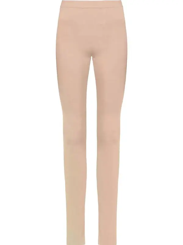 FERRAGAMO Ribbed Leggings - Pink