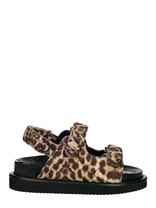 Kurt Geiger Orson Flatform Sandals - Brown