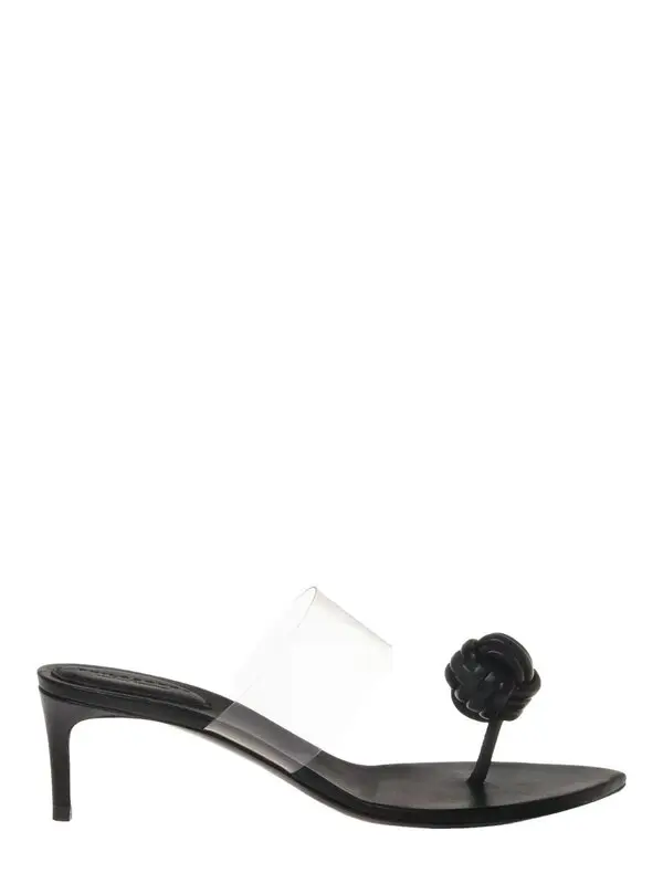 Philosophy Di Lorenzo Serafini Transparent Mules - Black