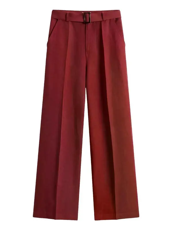 Woolrich Linen Trousers - Red