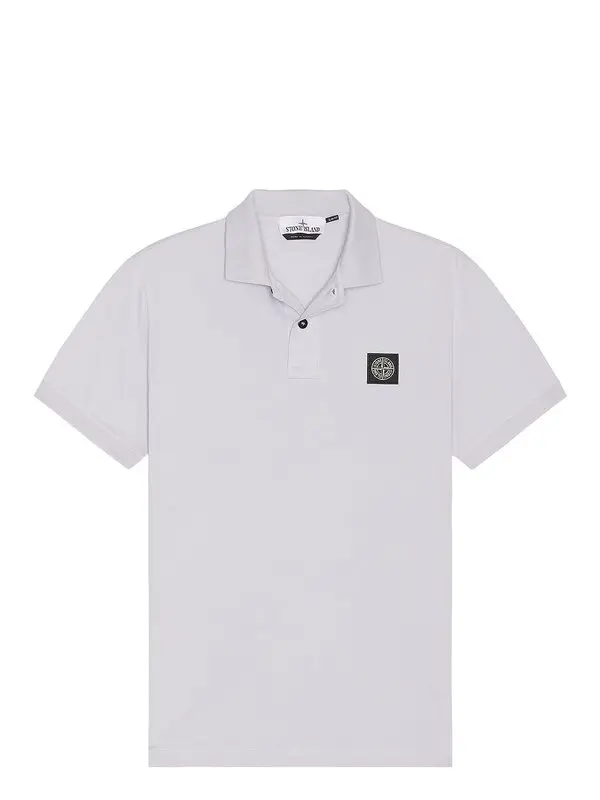 Stone Island Polo In Lavender - Lilac