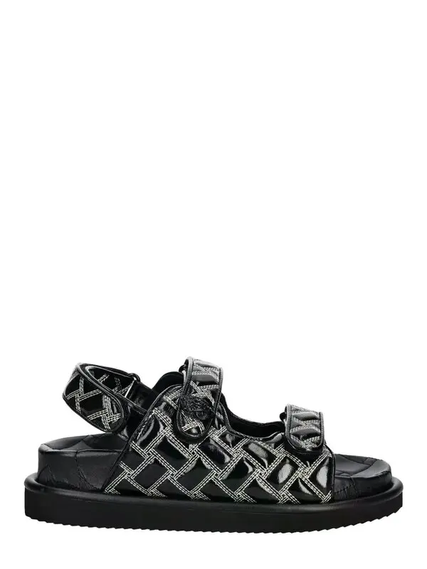 Kurt Geiger Orson Flatform Sandals - Black