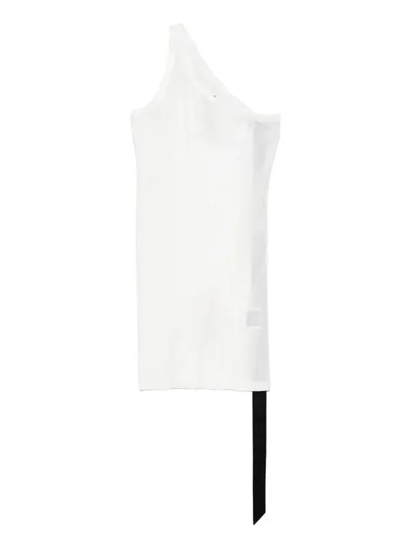 Rick Owens One-shoulder Tank Top - White