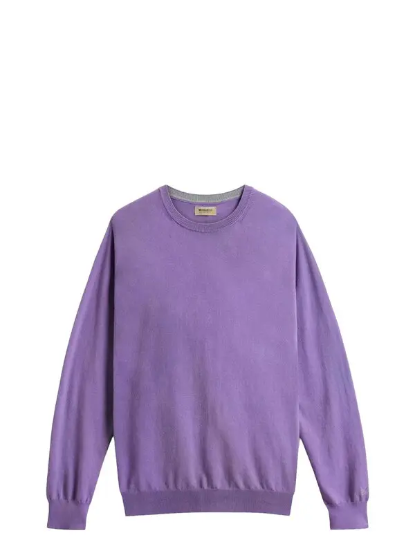 Woolrich Logo-embroidered Sweatshirt - Purple